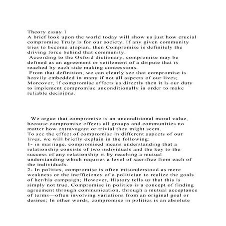 Theory essay 1A brief look upon the world today will show us jus.docx