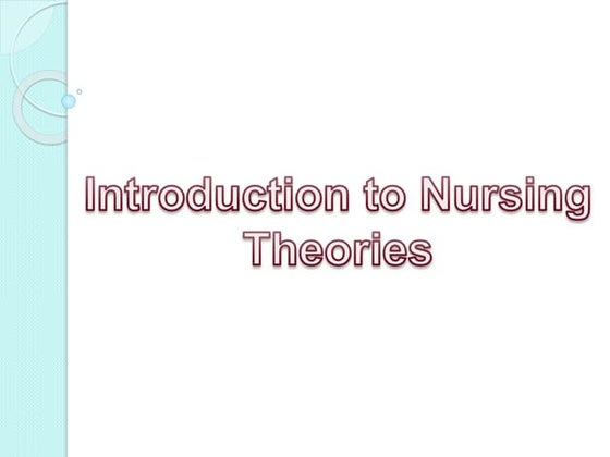 Metaparadigm of Nursing Theories | PPTX