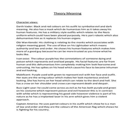 Theory meaning | DOCX