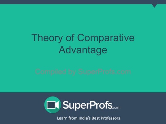 Absolute advantage theory | PPTX | Economy | Business and Finance