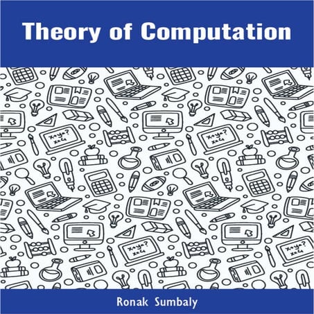 Theory of Computation Notes - Ronak Sumbaly | PDF