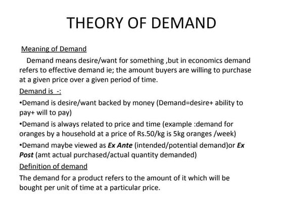 Economics class 11 theory of Demand.pptx