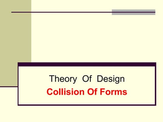 Transformation of form | PPT