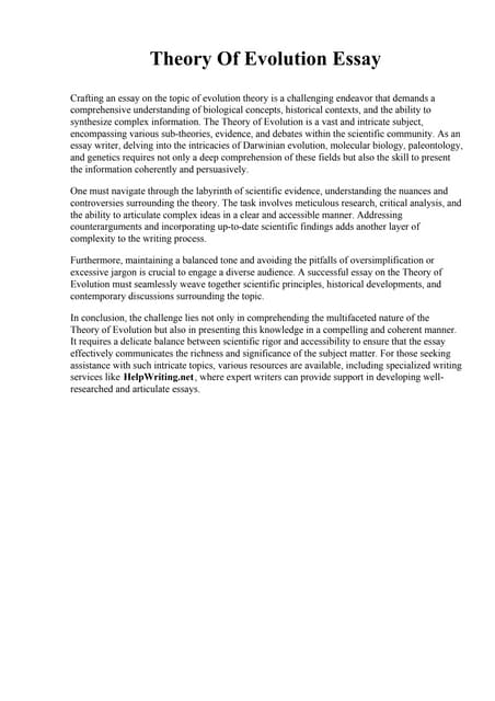 Evolution Essay Questions.pdf