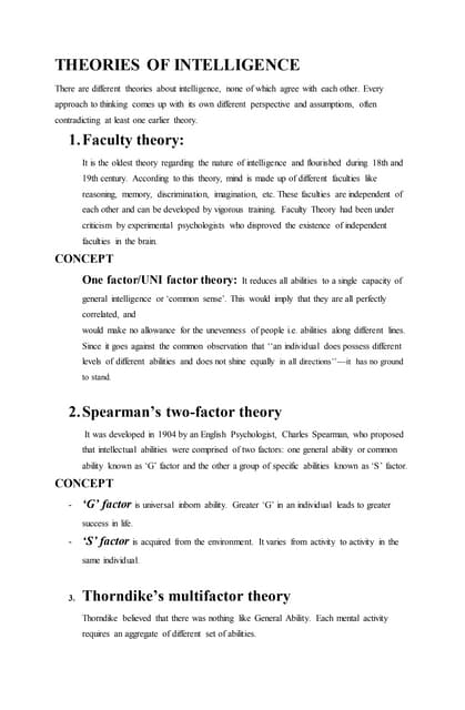 Guilford's structure of intellect model | PPTX