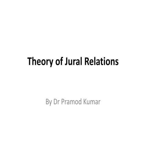 Theory of Jural Relations HOHFELD.pptx