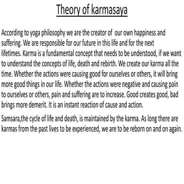 Theory of Karmasaya and principle of Karma-phala.pptx