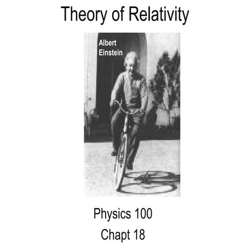 Theory of relativity | PPT