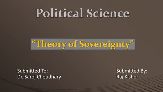 Traditional And Modern Approaches of Political Science | DOCX