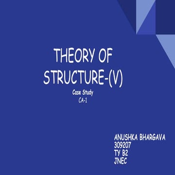 THEORY OF STRUCTURE-(V) | PDF