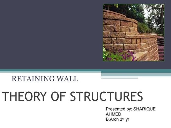 Reinforced Earth Wall RE wall | PPT