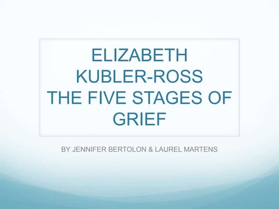 Stages of grief | PPT