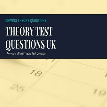 Theory test questions uk | PPTX