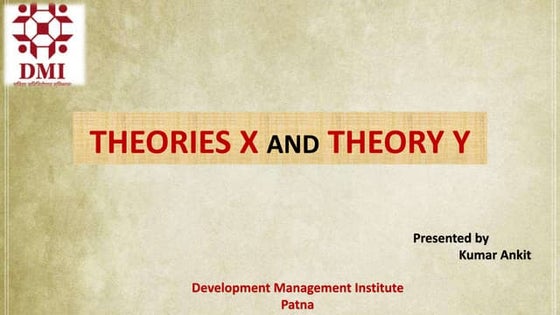 Theory X and Theory Y.pptx