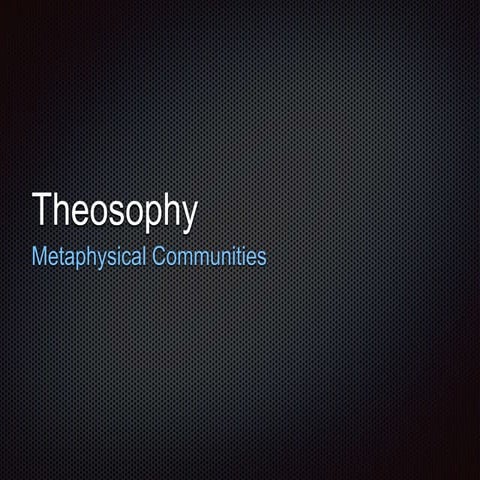 Theosophy pp | PPTX
