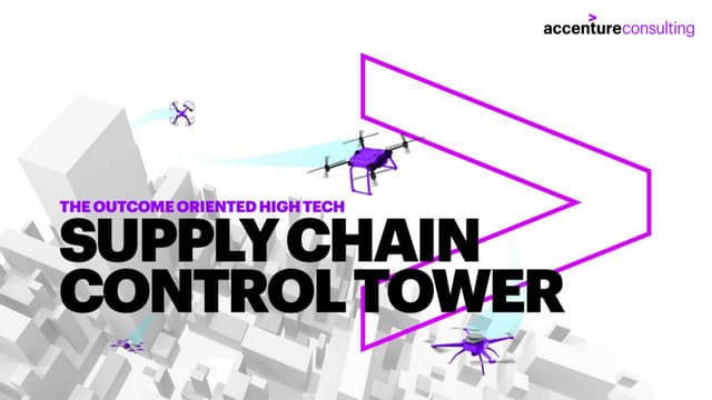 What is a Supply Chain Control Tower (SCCT)? | PDF