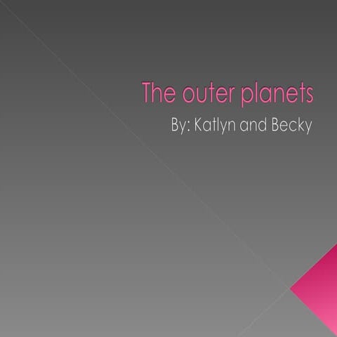 The Outer Planets | PPT