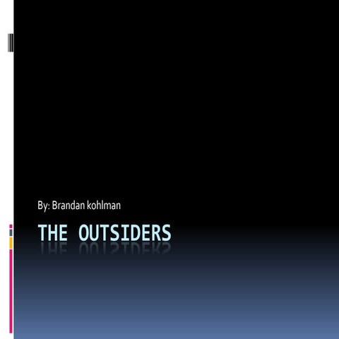 The Outsiders - Chapters 9 & 10 | PPTX