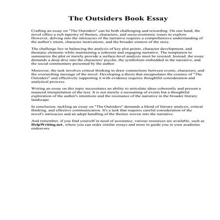 The Outsiders Book Essay.pdf