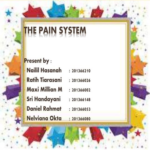 The pain system | PPTX
