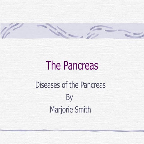 The pancreas | PPT