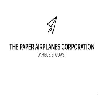 The paper airplanes corporation v1.0 | PDF