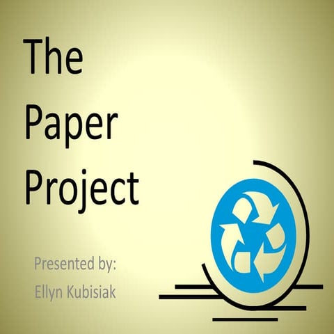 The paper project | PPTX