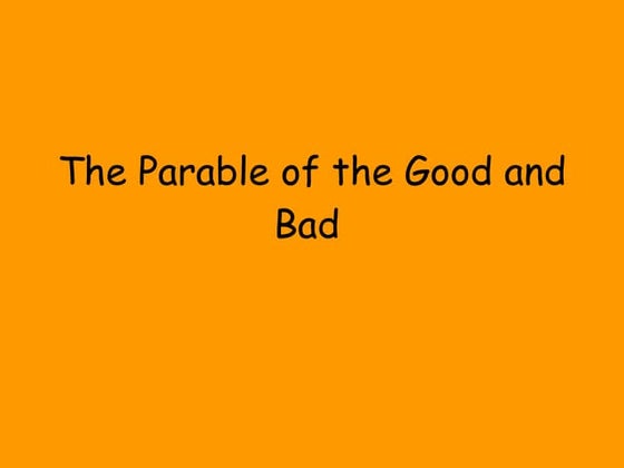 A Modern Day Parable | PPT