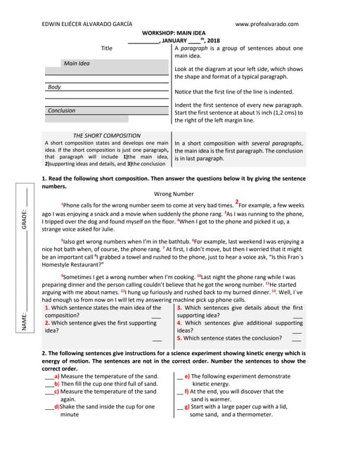 comparison & contrast paragraph | PPT