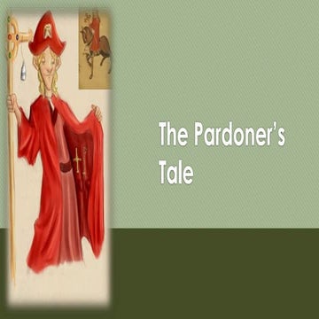 The pardoner’s tale ksa | PPT