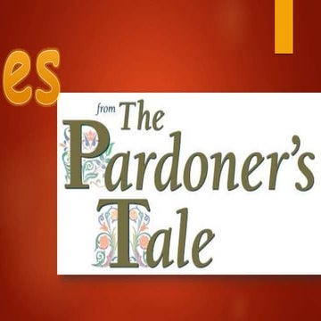 Themes in The Pardoner's Tale | PPTX