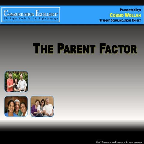 The Parent Factor | PPT | Free Download