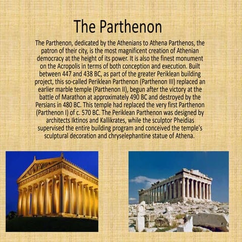 The parthenon | PPTX
