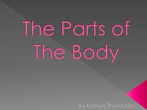 THE BODY PARTS PPT | PPTX