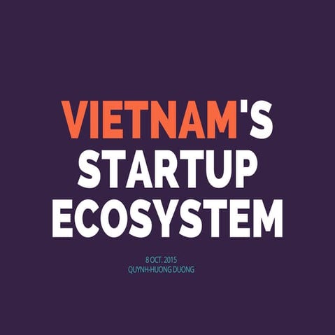 Vietnam Startup ecosystem | PDF