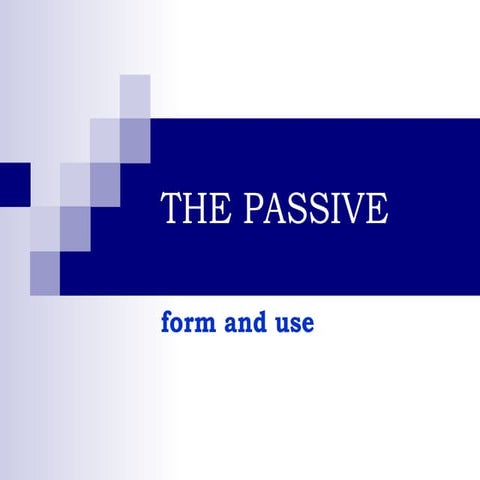 The passive | PPT