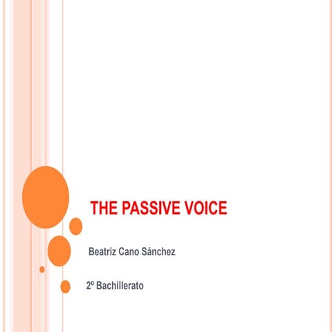 Review the passive voice | PPTX