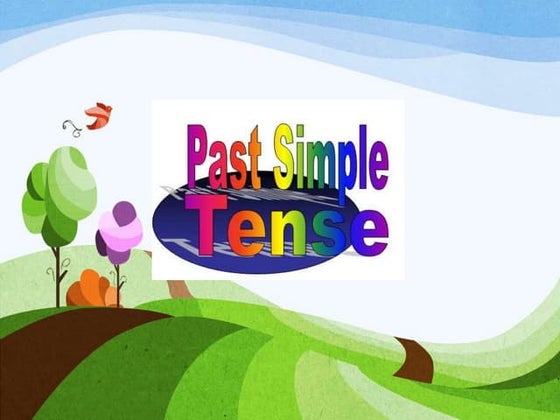 The simple past tense | PPTX