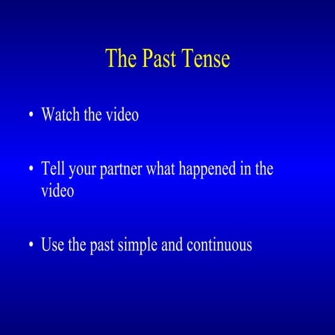 Past simple | PPT