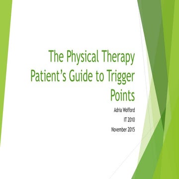 The patient's guide to trigger points | PPTX