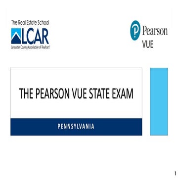The Pearson Vue State Exam | PDF