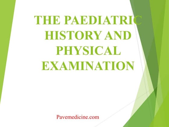 Introduction to pediatrics | PPT