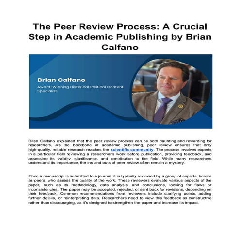 The Peer Review Process_ A Crucial Step in Academic Publishing by Brian Calfano.pdf