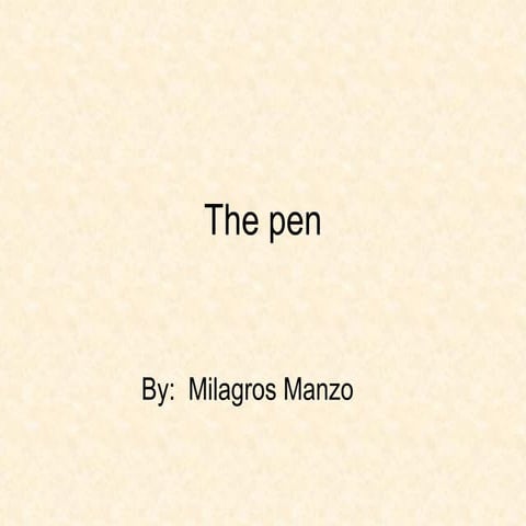 The pen | PPT
