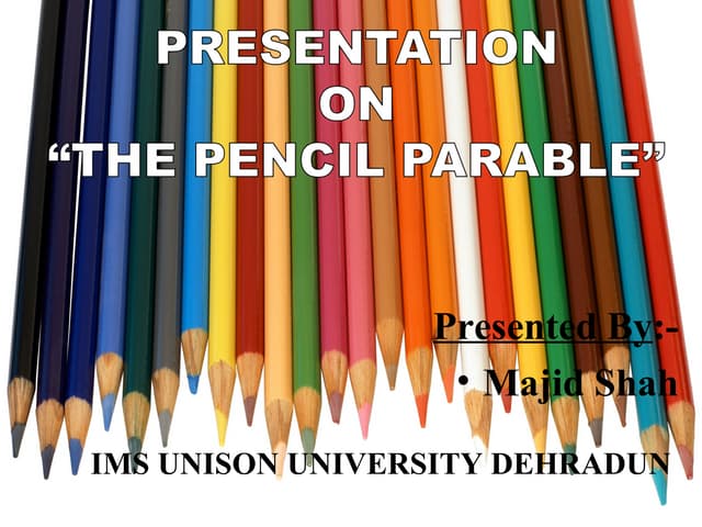 Story of pencil | PPTX