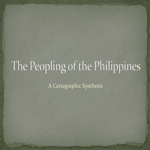 The peopling of the philippines (2) | PPTX