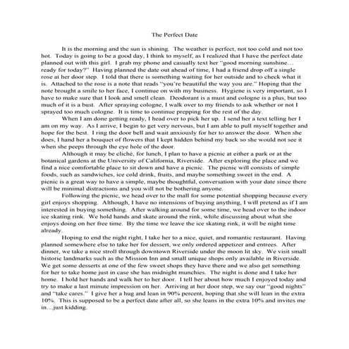 The perfect date | DOC