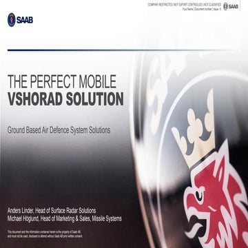 The perfect mobile vshorad solution | PPT