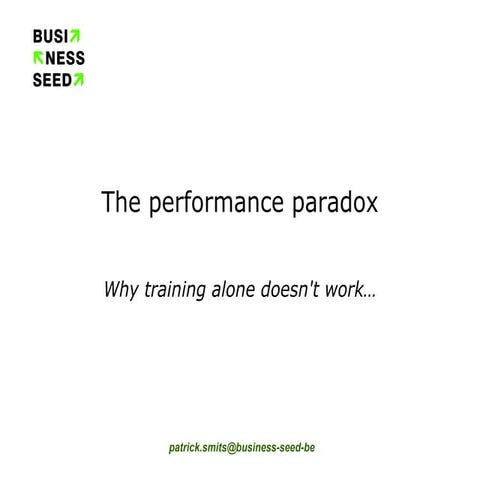 The Performance Paradox | PPT