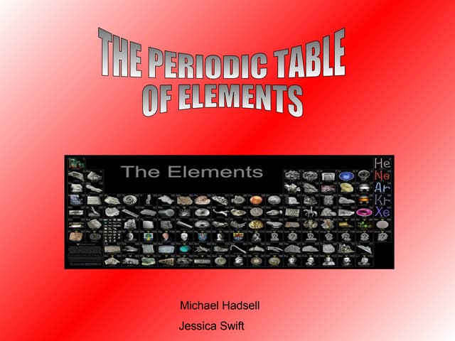 History of the periodic table | PPTX